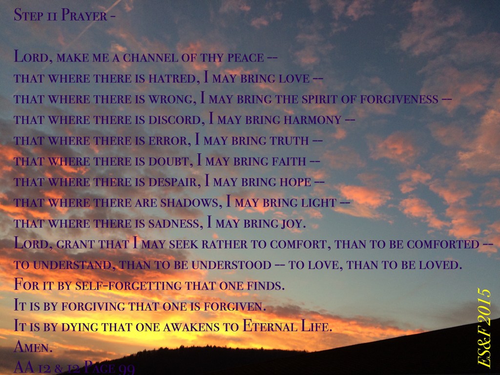 Step 11 Prayer – Emotional Sobriety And Food