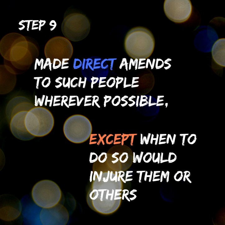 Step 8 & 9 Worksheets – Emotional Sobriety And Food