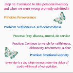 Tenth Step Inventory Template – Emotional Sobriety And Food