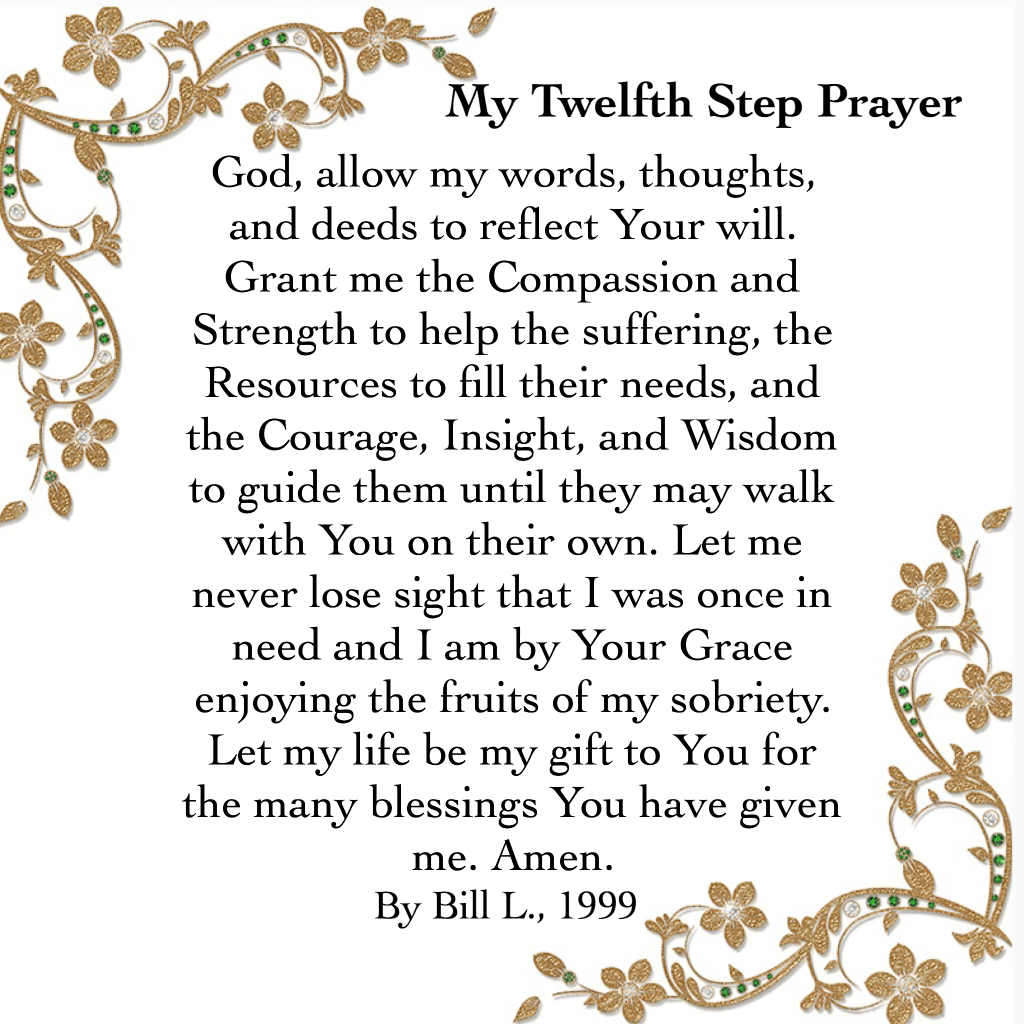 ES&F 2 Way Prayer Format – Emotional Sobriety And Food